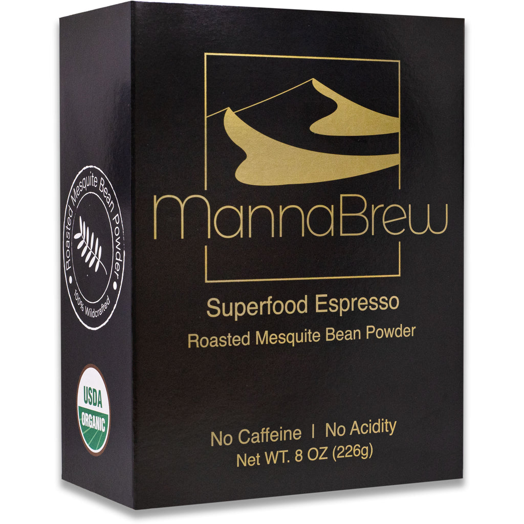 MannaBrew - Mesquite seedpod "coffee" - 8 Ounce (226g) Makes 28 cups ...